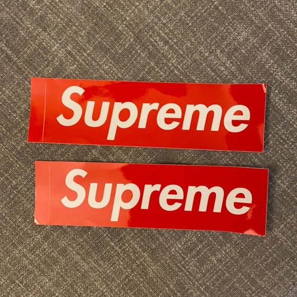 Supreme | Other | Authentic Supreme Logo Stickers | Poshmark